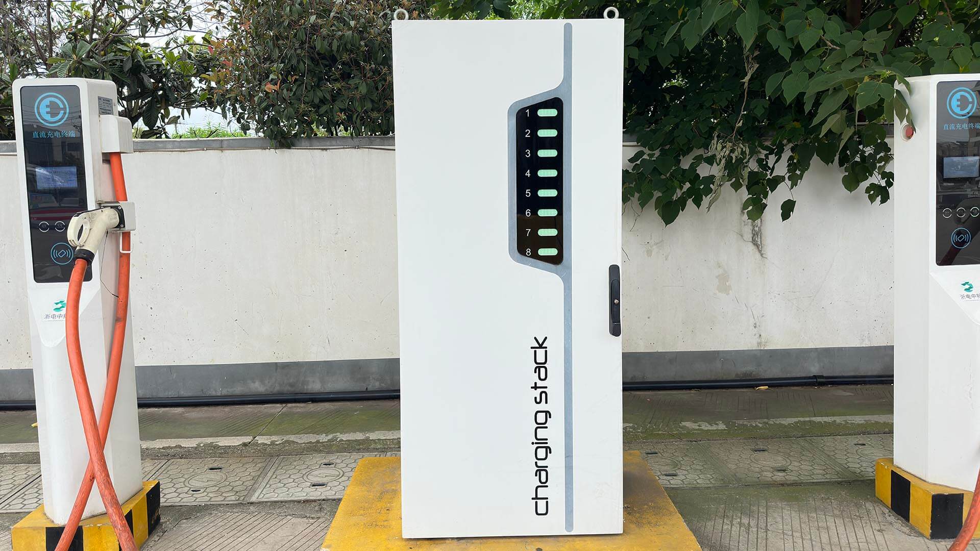 Distributed EV Chargers for a SINOPEC Gas Station in Zhejiang